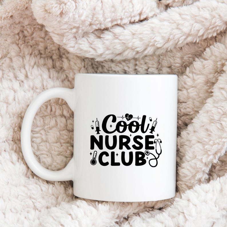 Cool Nurse Club Svg File, Nurse Appreciation Svg, Nurse Life Svg, Nurse ...