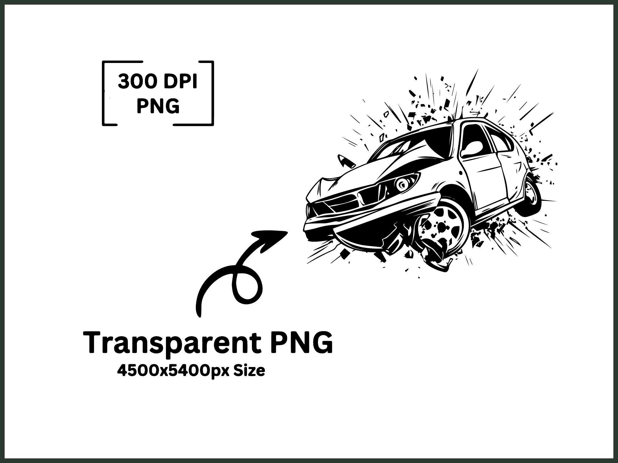 Car Accident SVG Bundle: Smashed Car Clipart, Cricut Files - Etsy
