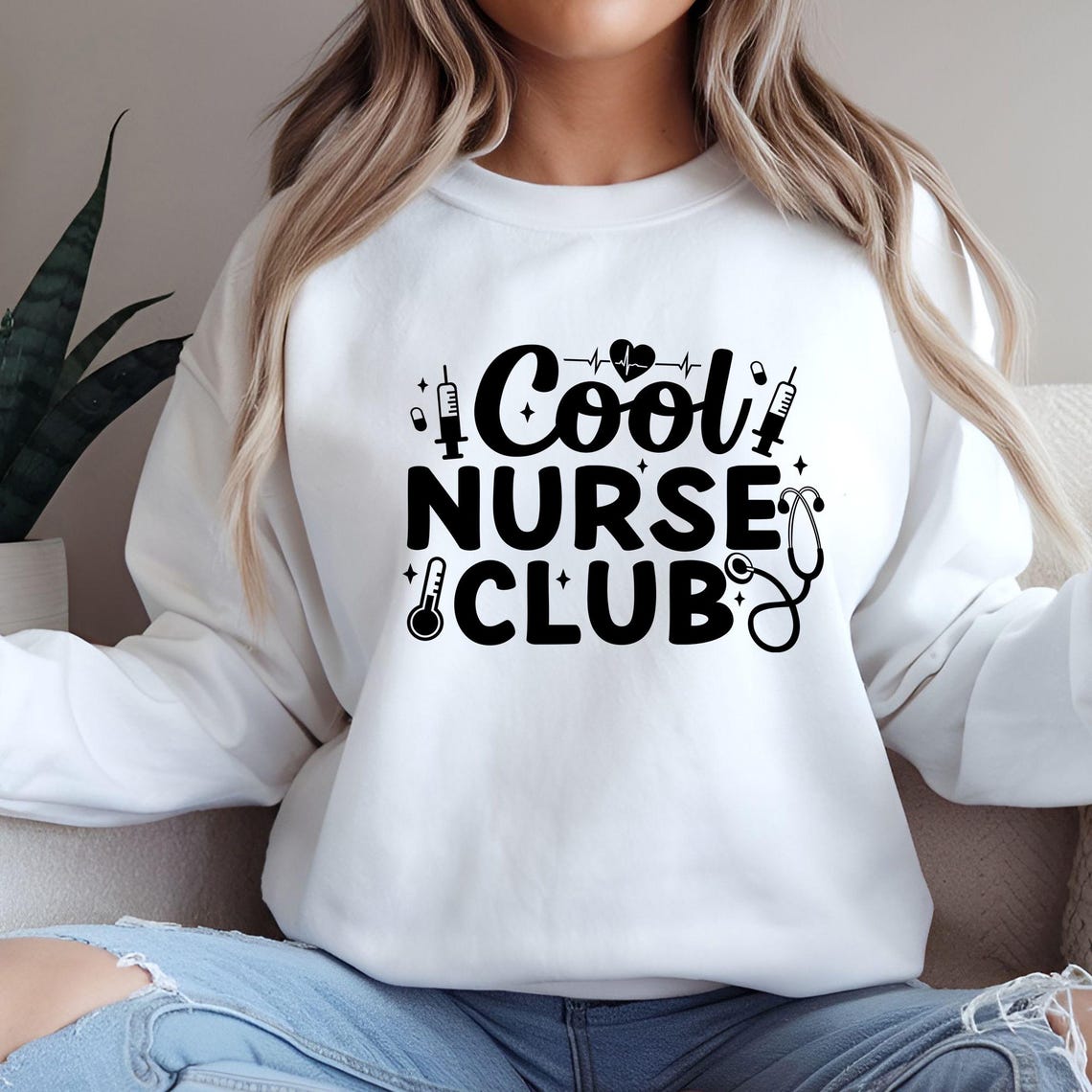 Cool Nurse Club Svg File, Nurse Appreciation Svg, Nurse Life Svg, Nurse ...