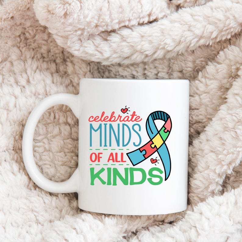 Celebrate Minds of All Kinds Svg Png | Autism Awareness, Neurodiversity ...