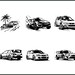 Rally Car SVG Bundle: Racing Car Clipart, Silhouette (PNG, Vector ...