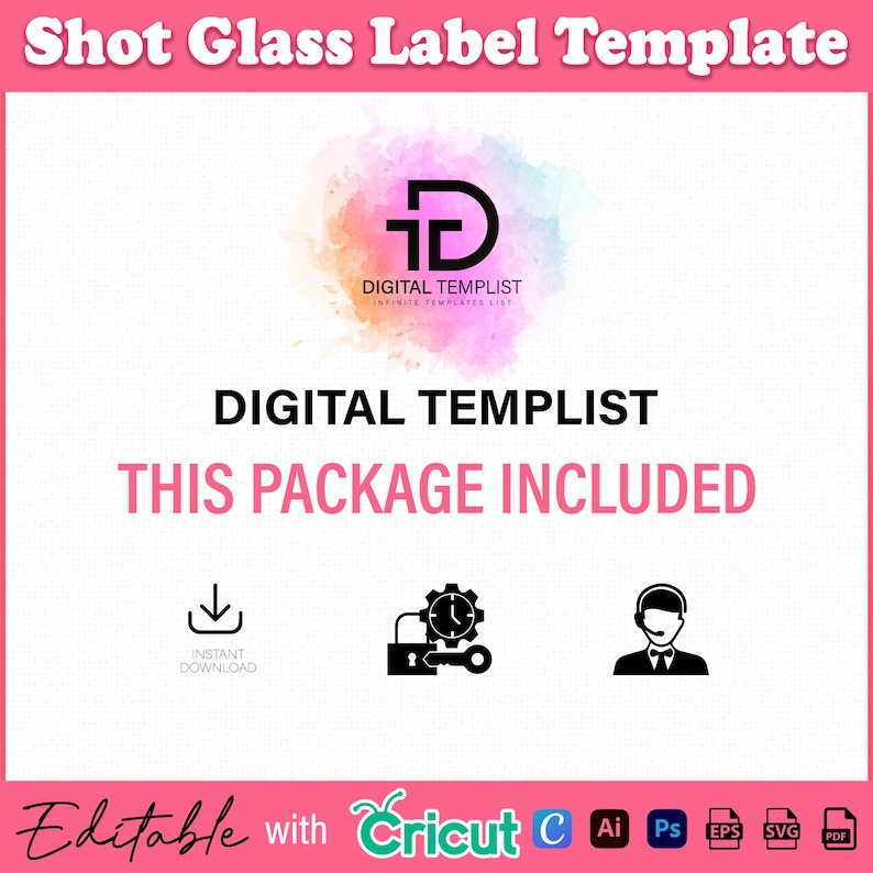 Shot Glass Template, Shot Glass Bundle, Shot Glass SVG, Shot Glass ...