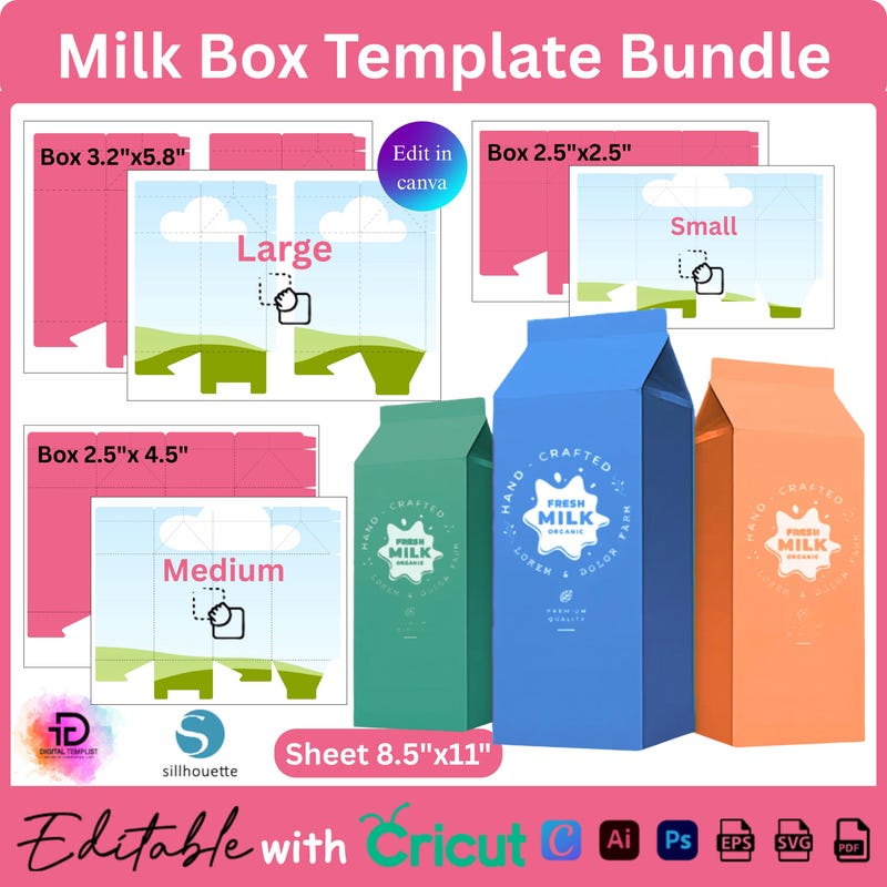 Milk Box - Etsy