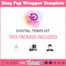 Ring Pop Wrapper, Ring Pop Label, Ring Pop Template, Canva Editable ...
