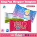 Ring Pop Wrapper, Ring Pop Label, Ring Pop Template, Canva Editable ...