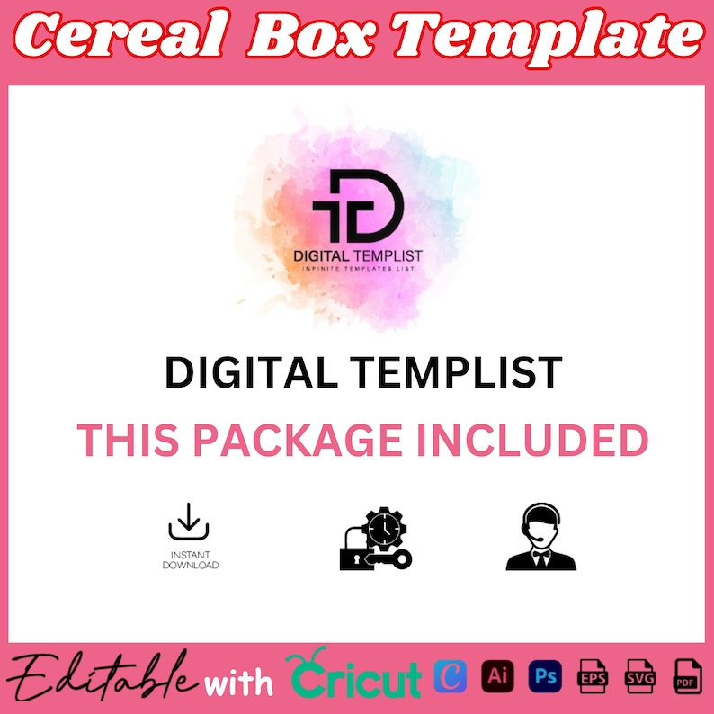 0.95 Oz Cereal Box Template, Snack Box Template, Custom Box, Cereal ...