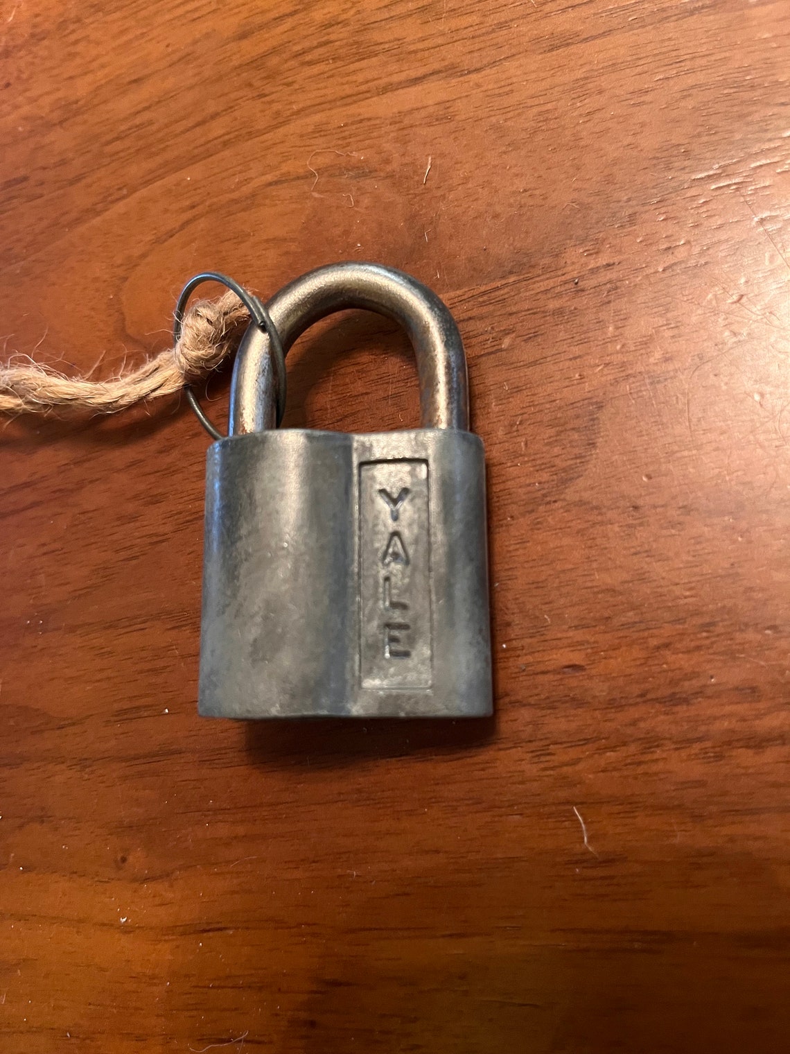 Vintage Métal Yale Padlock With Key Antique USA Steampunk Lock Hardware ...