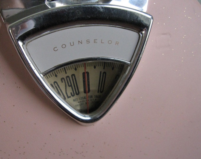 Vintage Pink Counselor Bathroom Scale - Etsy