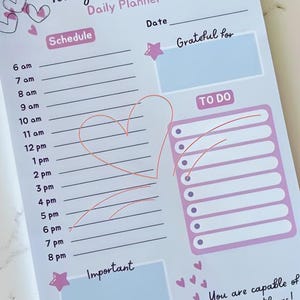 Digital Daily Planner | Printable & Editable PDF | Productivity and ...