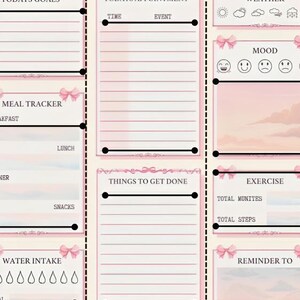 Digital Daily Planner | Printable & Editable PDF | Productivity and ...