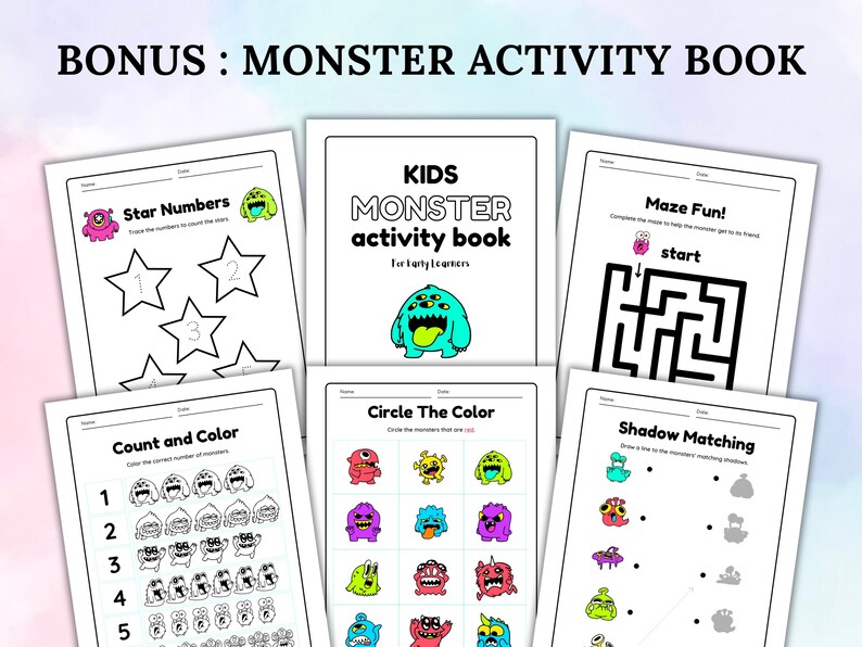 Preschool Pre-k + Kindergarten Learning Bundle | +1300 Pages ...