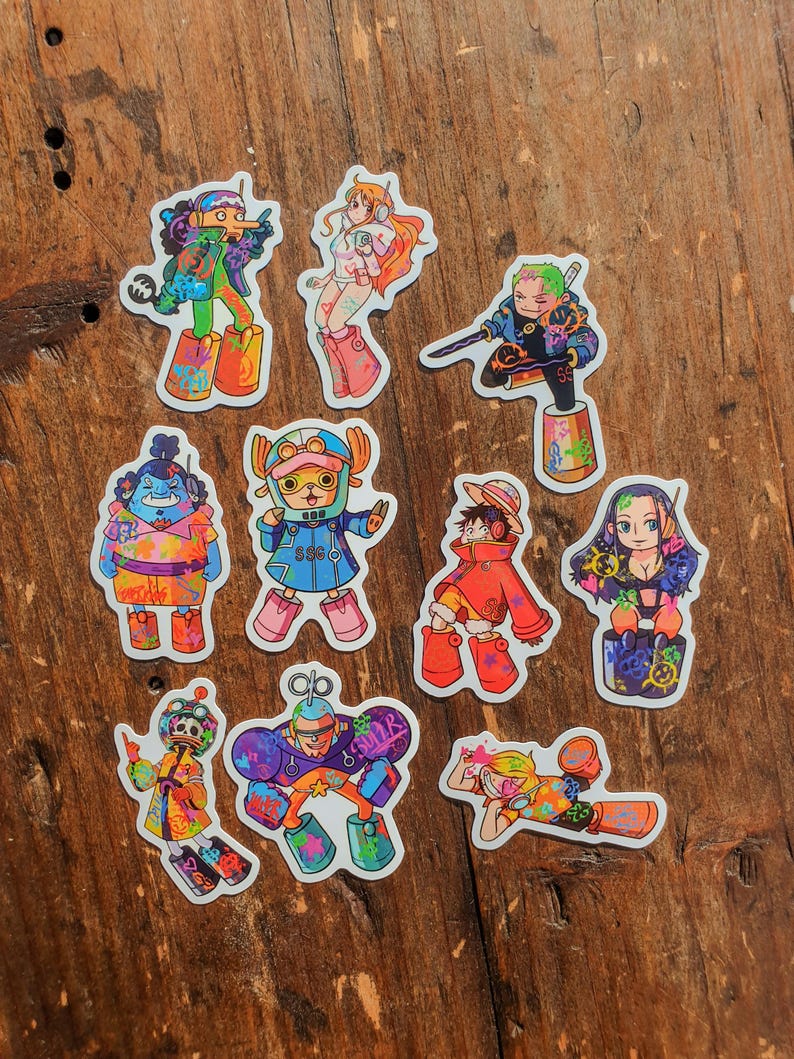 One Piece Sticker Pack ( Egghead Island) | 10 Pack - Etsy