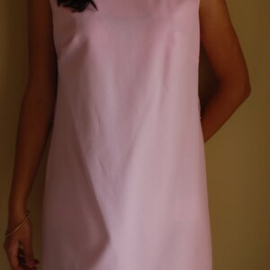 1960s to 1970s Pastel Pink and Glitter Barbie Shift Mini Dress, Small ...