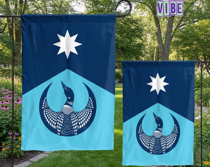 Minnesota Resistance Garden Flag, Rebel Style Loon Resistance, Anti ICE ...