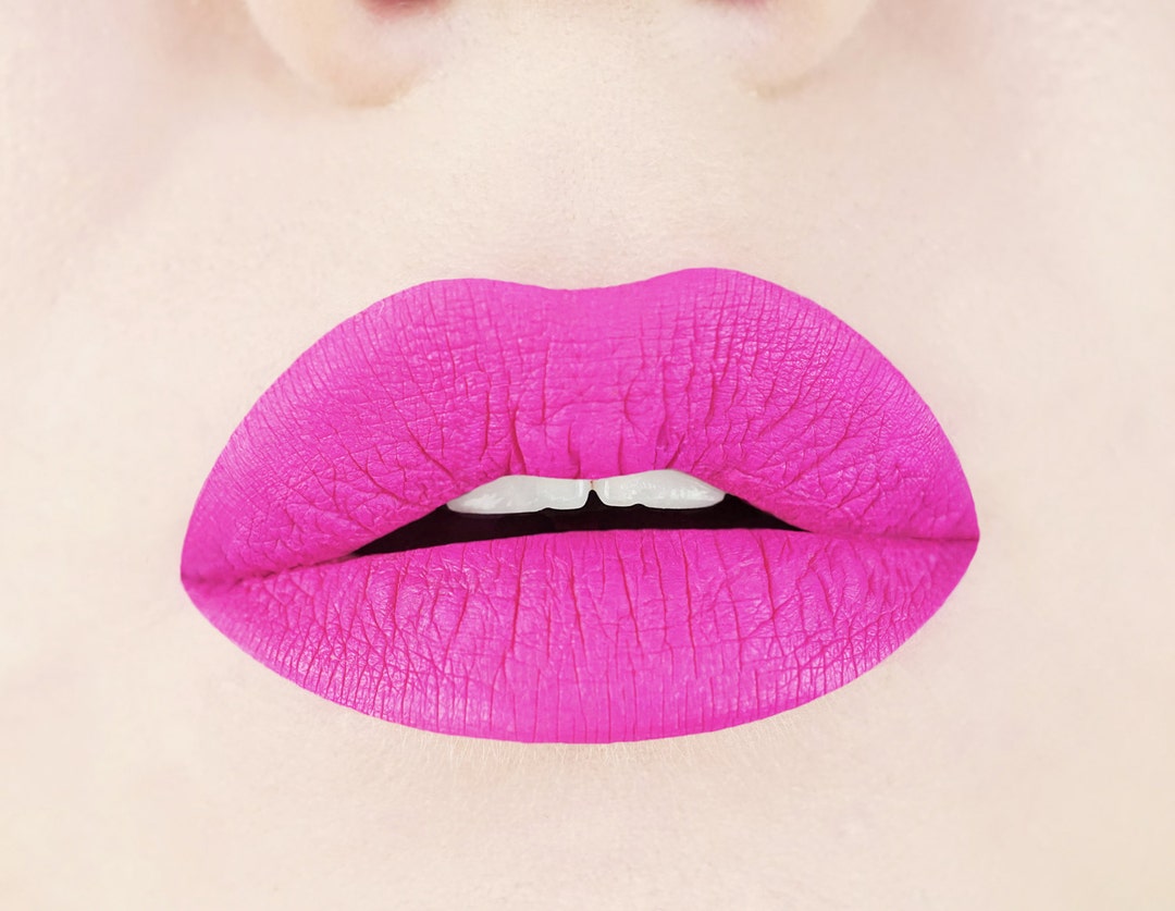 Pink Peonies Matte Liquid Lipstick. Glossy-to-matte. Pink. Bright ...