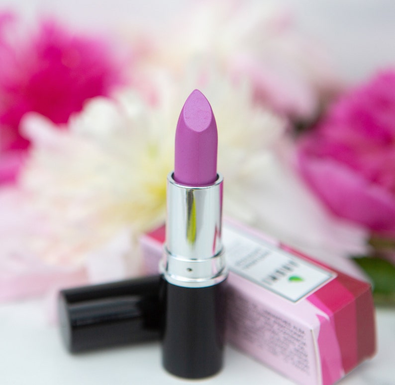 Peppy Pink Natural Lipstick, Vegan and Cruelty-free, Natural Makeup ...