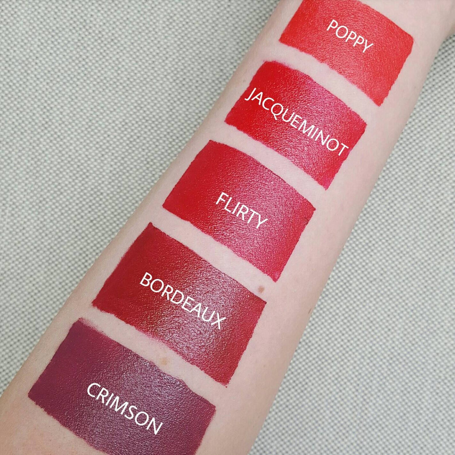 Poppy Lipstick. Red. Cherry. Bright Red. Orange Red. Gift for Her ...