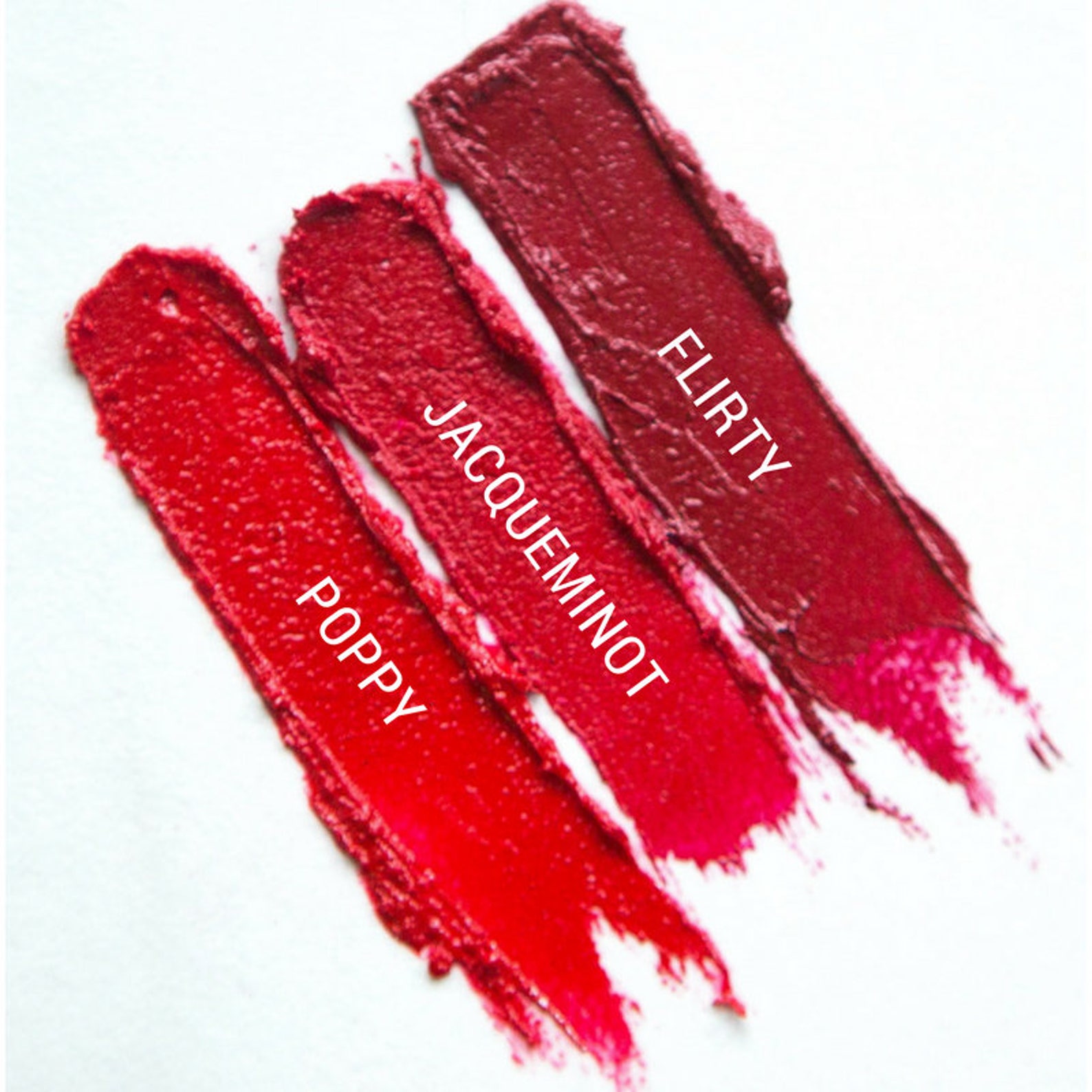 Poppy Lipstick. Red. Cherry. Bright Red. Orange Red. Gift for Her ...