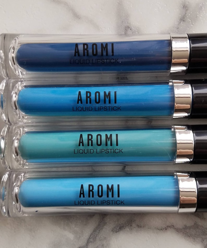 Azure Blue Liquid Lipstick | Bright Blue Lipstick, Matte Lipstick, Blue ...