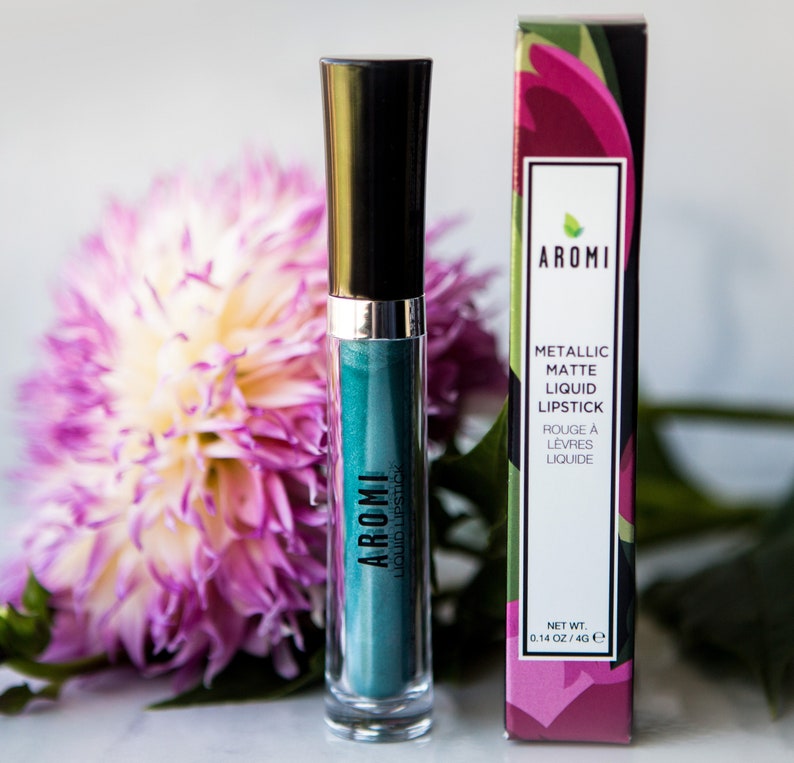 Mermaid Tail Metallic Liquid Lipstick Teal Lipstick Green - Etsy
