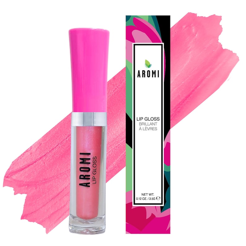 Aromi Lip Gloss | Moisturizing Lip Color, Glossy Finish, Shimmery ...