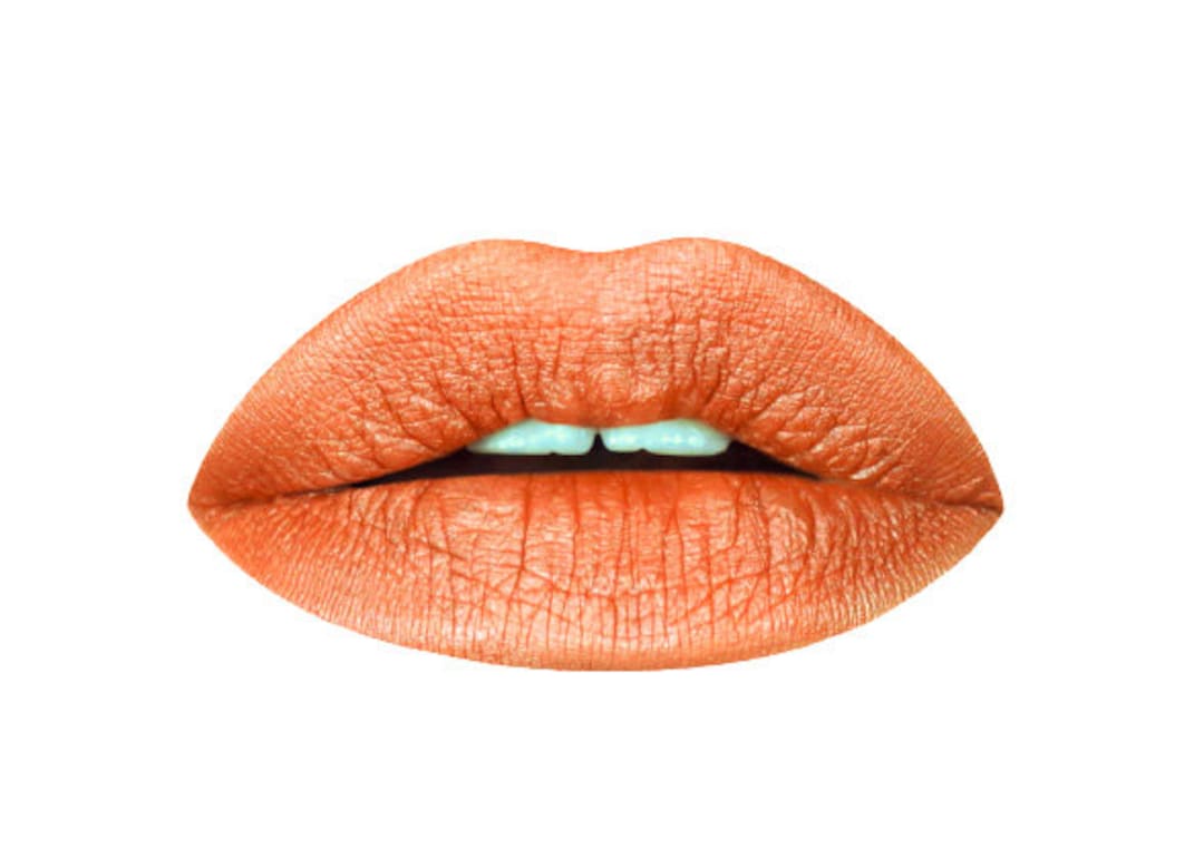 Chewy Apricot Metallic Liquid Lipstick, Vegan, Cruelty-free, Shimmery ...