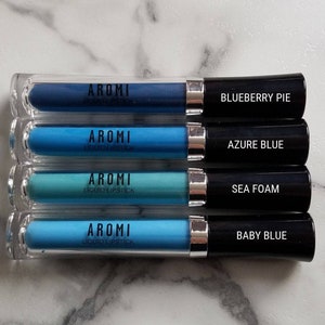 Baby Blue Liquid Lipstick. Light Blue Lipstick. Matte Lipstick ...