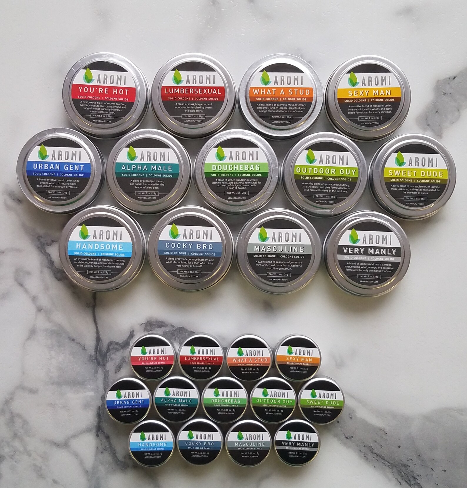 All 13 Solid Cologne Samples Men's Solid Fragrance Mini - Etsy