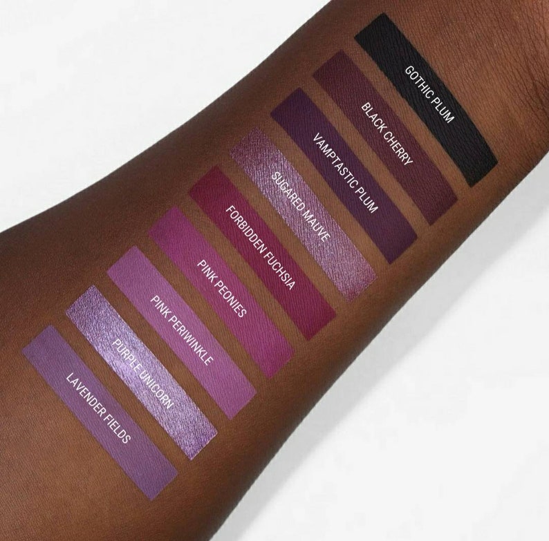 Gothic Plum Matte Liquid Lipstick. Glossy to Matte Liquid Lipstick ...