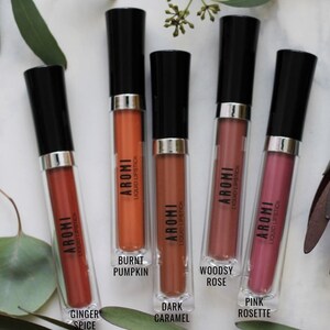 Ginger Spice Liquid Lipstick. Matte, Red Orange Lipstick. Liquid to ...