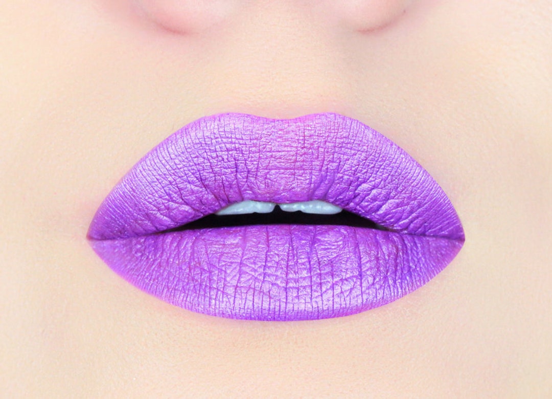 Purple Unicorn Metallic Liquid Lipstick, Metallic Lipstick, Shimmery ...