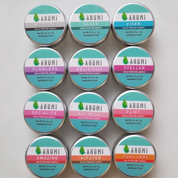 Solid Perfume Pack - Etsy