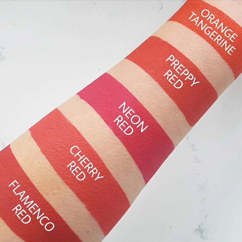 Preppy Red Liquid Lipstick. Matte. Red. Liquid to Matte. - Etsy