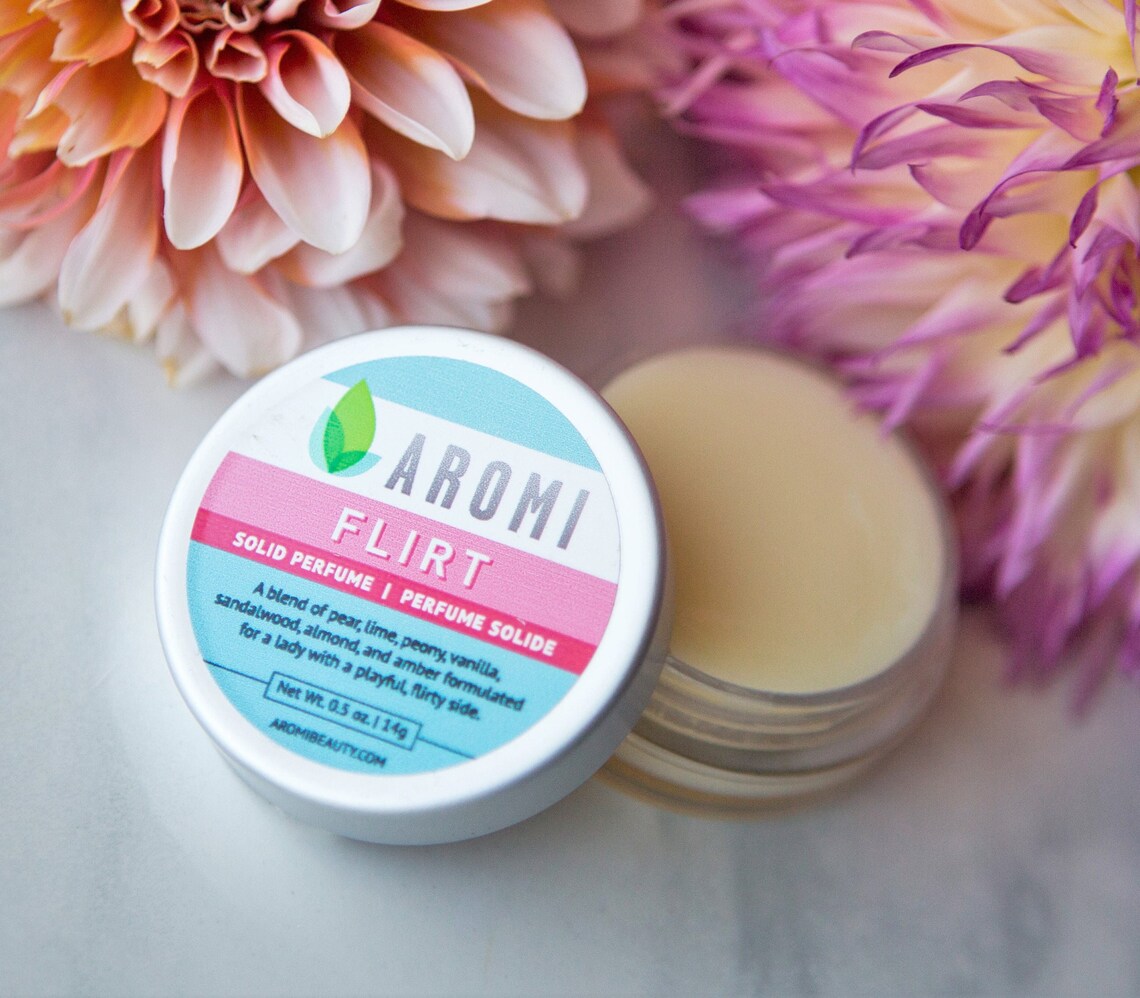 Flirt solid perfume. Woman Gift. Women's Fragrance. | Etsy