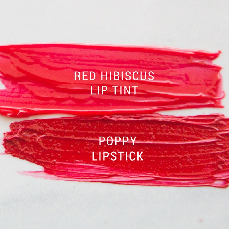 Poppy Lipstick. Red. Cherry. Bright Red. Orange Red. Gift for Her ...