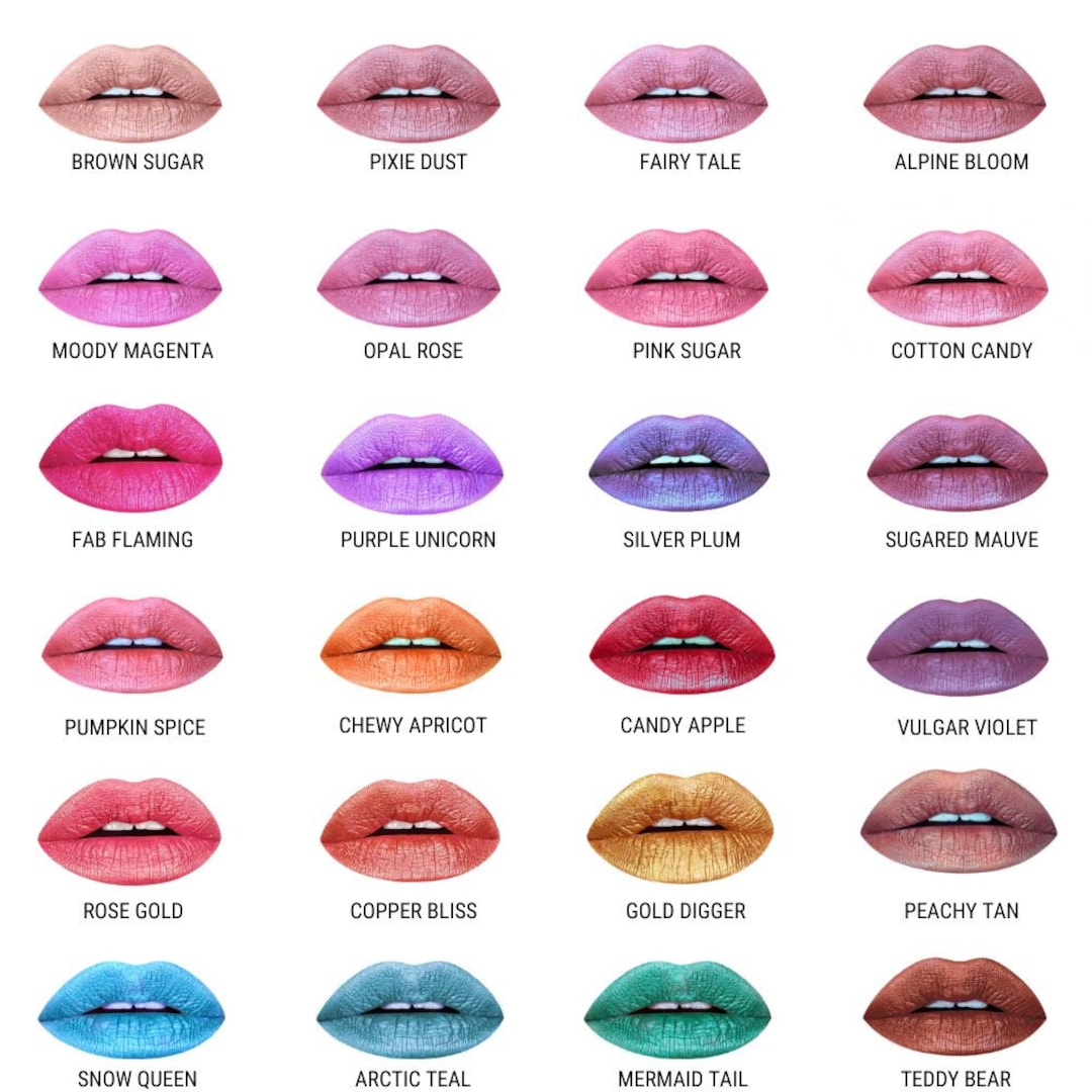 Metallic Liquid Lipstick, Vegan + Cruelty-free Lipstick, Shimmery ...