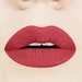 Brick Red Matte Liquid Lipstick. Glossy to Matte Liquid Lipstick ...