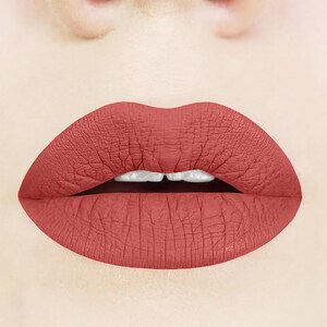 Ginger Spice Liquid Lipstick. Matte, Red Orange Lipstick. Liquid to ...