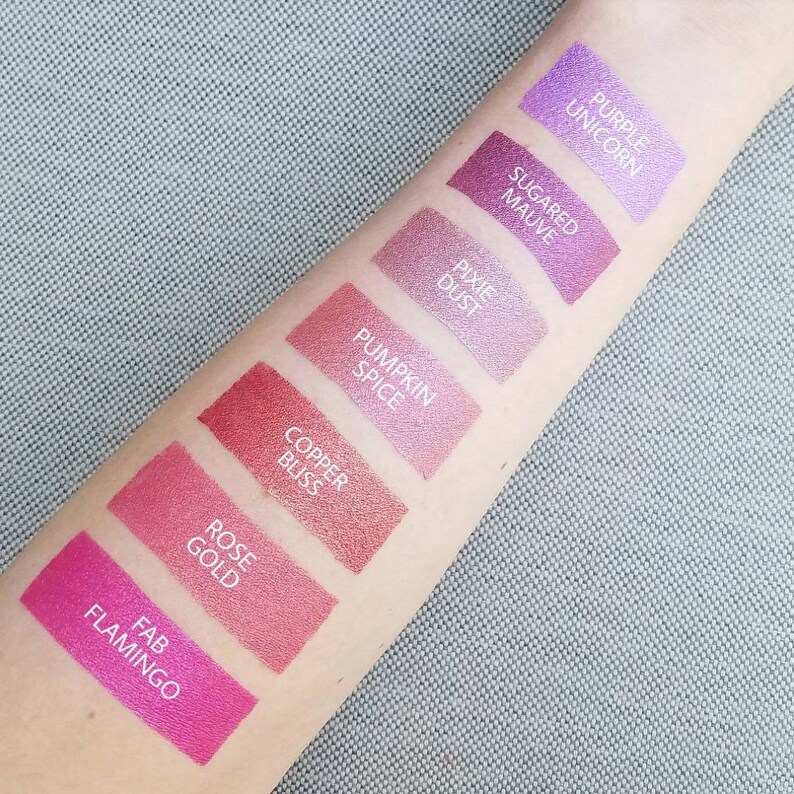 Pumpkin Spice Metallic Liquid Lipstick, Vegan, Cruelty-free, Shimmery ...