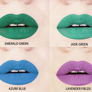 Lavender Fields Matte Liquid Lipstick. Purple. Glossy to Matte. Makeup ...