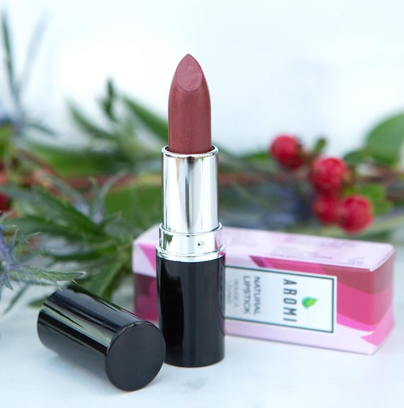 Maroon Natural Lipstick Vegan Makeup Cruelty free Beauty Burgundy Lips Gluten Free Organic Lipstick Dye free Lipstick Dark Red Etsy UK
