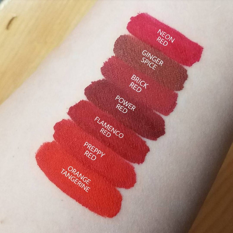 Preppy Red Liquid Lipstick. Matte. Red. Liquid to Matte. Bright Red ...