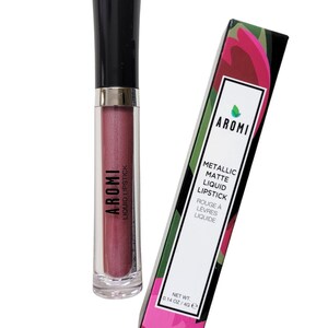 Alpine Bloom Metallic Liquid Lipstick, Chestnut Rose, Berry Lip Color ...