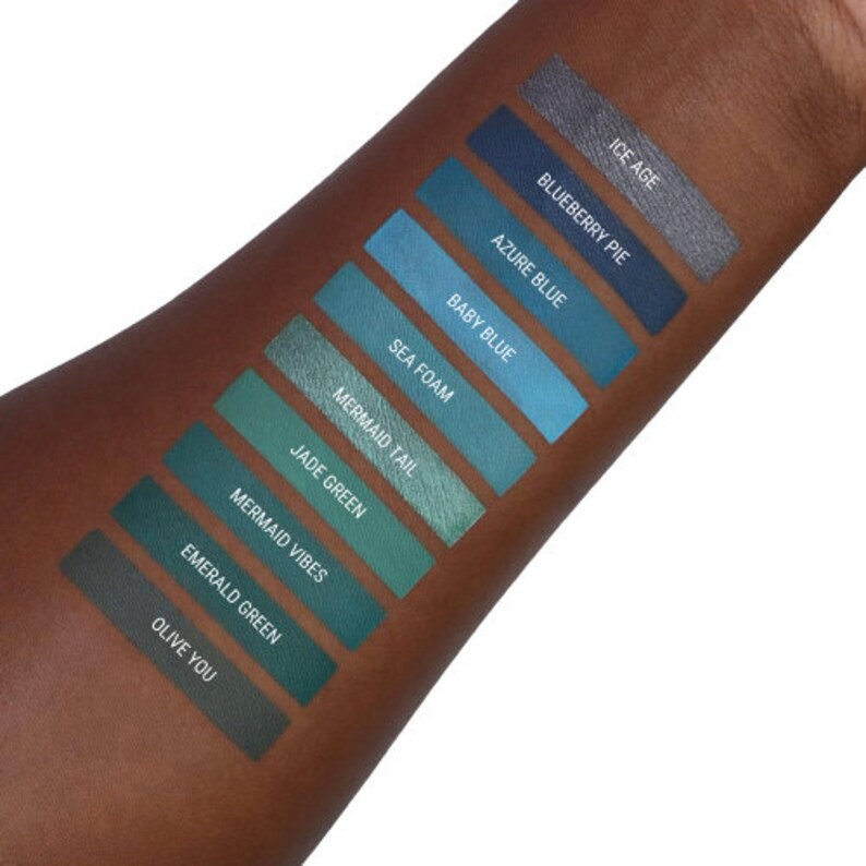 Mermaid Tail Metallic Liquid Lipstick Teal Lipstick Green - Etsy