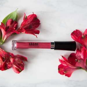 Brick Red Matte Liquid Lipstick. Glossy to Matte Liquid Lipstick ...