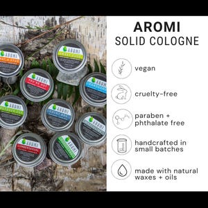 Very Manly Solid Cologne, Men's Fragrance, Travel Cologne, Vegan Scent ...