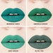 Green Matte Liquid Lipstick Bundle Four Shades Handmade in - Etsy