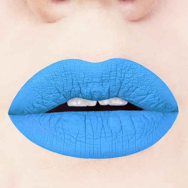 Blue Lipstick - Etsy