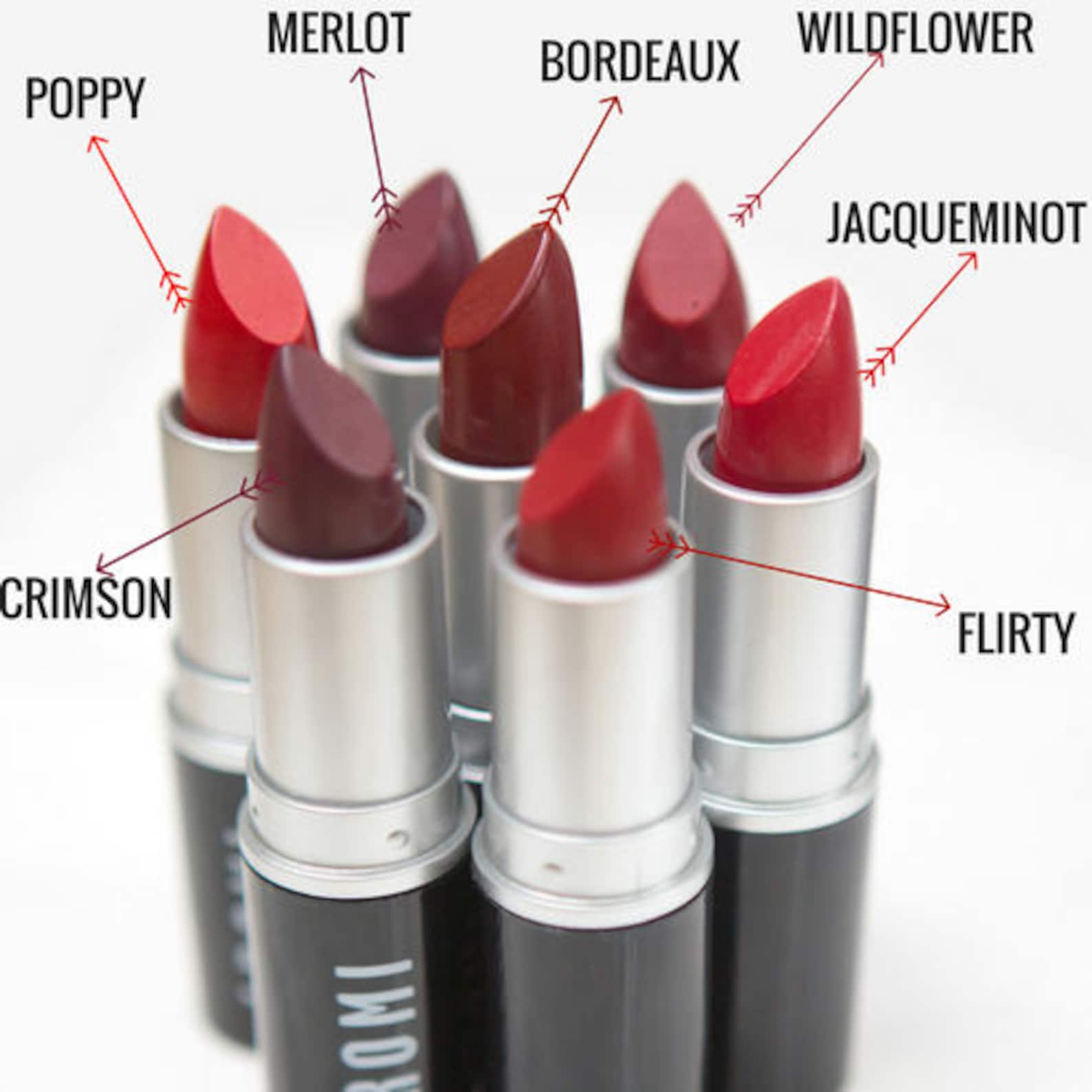 Bordeaux Lipstick. Dark Red Lipstick. Maroon Lipstick. Vegan - Etsy