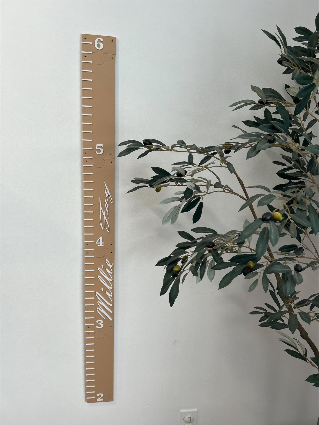 Personalized Growth Chart | Height Ruler for Kids | Custom Height ...